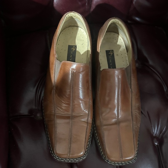 Stacy Adams | Shoes | Stacey Adams Brown Leather Slipon Shoes | Poshmark